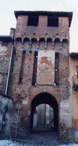 Ponderano (BI) : torre-porta - Archeocarta